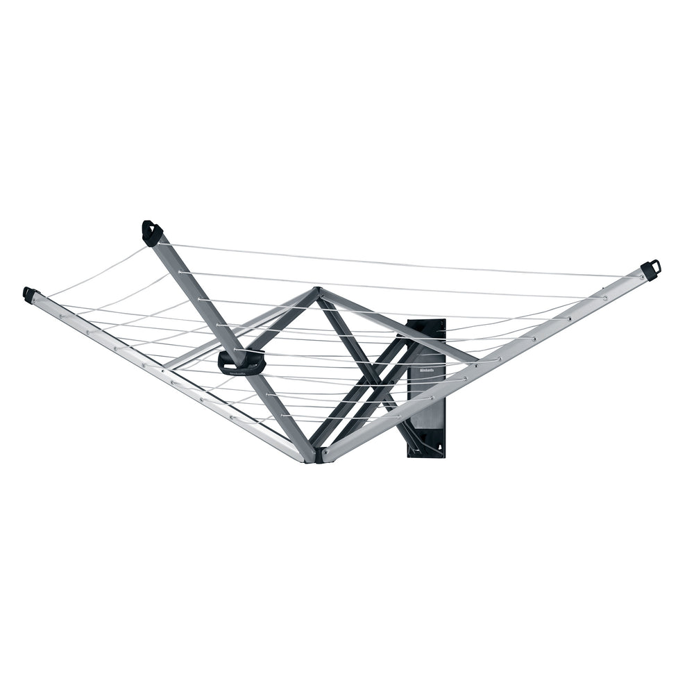 WallFix - Fold away washing line (24 metres line) - Silver – Brabantia ...