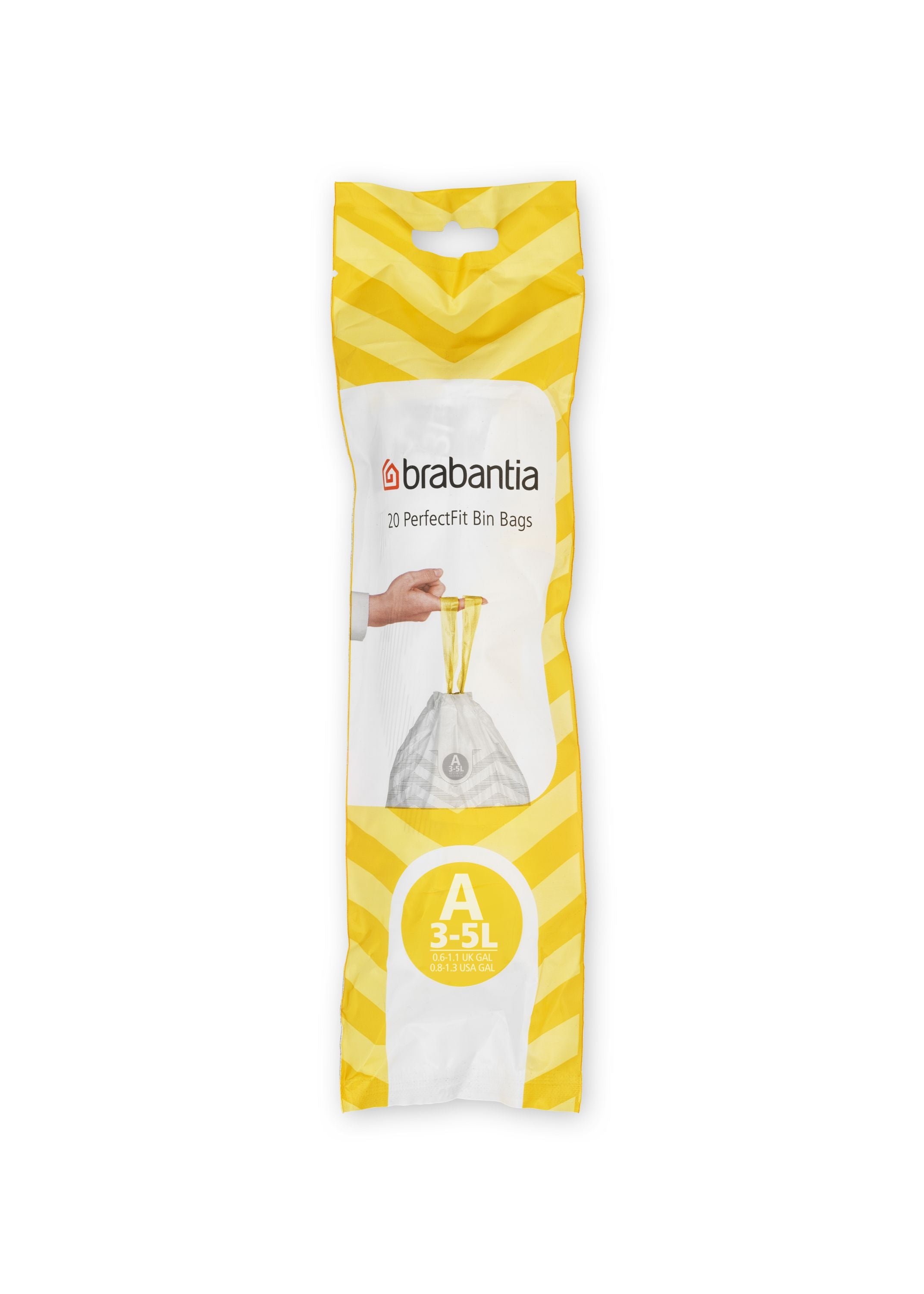 Perfectfit Bin Bags Code A (3-4 litre), Roll with 20 Bin Bags ...
